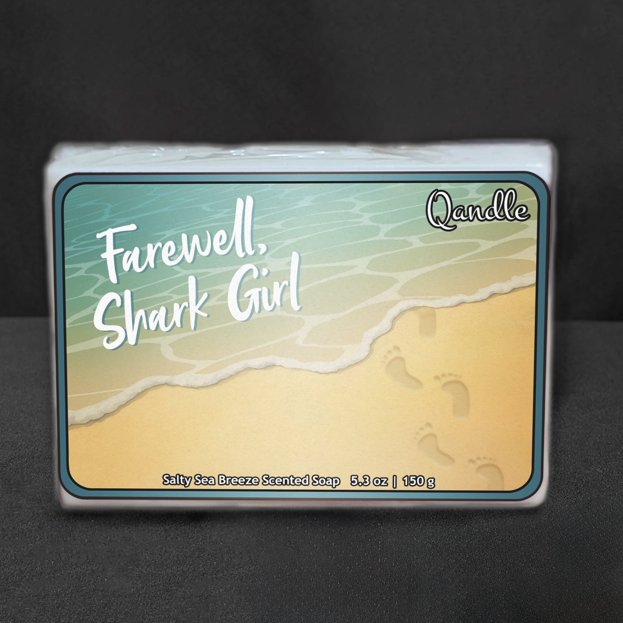 Farewell, Shark Girl Soap Bar • Qandle